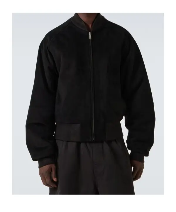 ENTIRE STUDIOS Suede Bomber Jacket