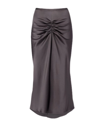 Victoria Beckham Bela Midi Skirt - Black