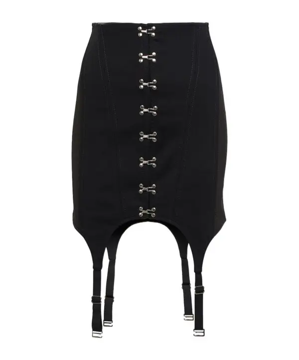DION LEE Clasp Mini Skirt