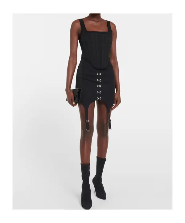 DION LEE Clasp Mini Skirt