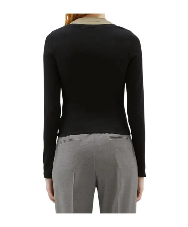 MSGM Embroidered-logo Knitted Top