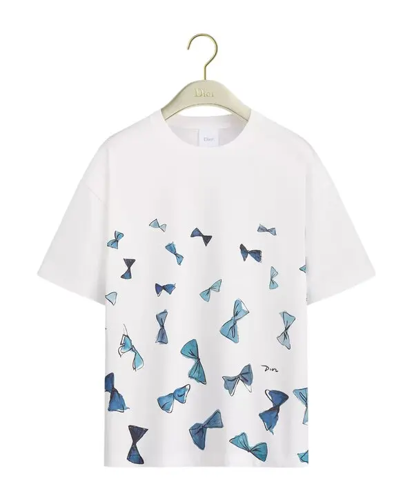 Dior Oversized T-shirt With Bows Motif