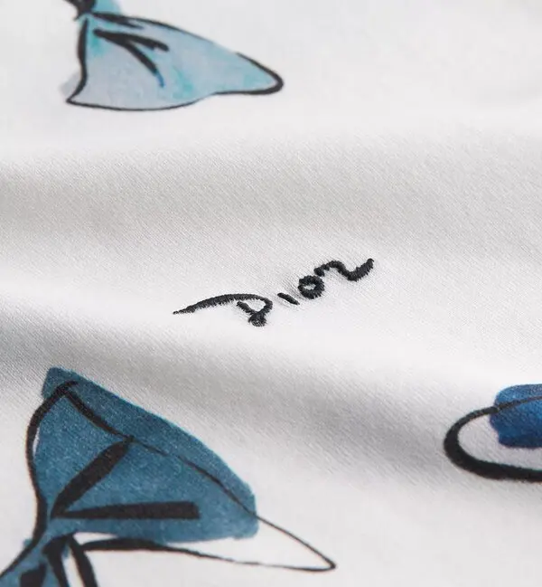Dior Oversized T-shirt With Bows Motif