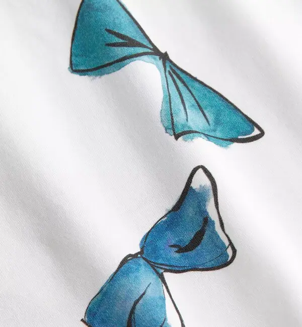 Dior Oversized T-shirt With Bows Motif