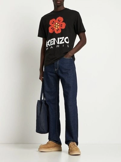Kenzo Boke Flower Printed Crewneck T-shirt