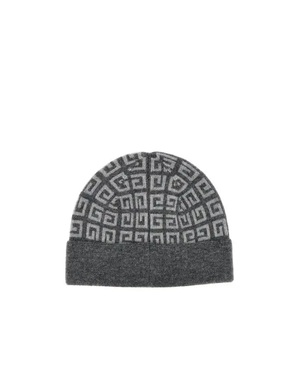 Givenchy All-over Logo Embroidered Knitted Beanie