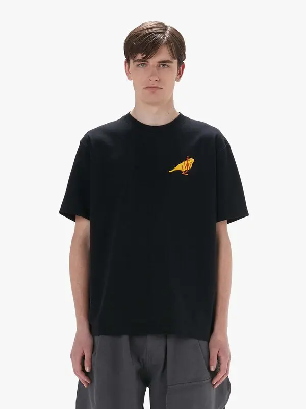 J.W.ANDERSON Jw Anderson Canary Embroidered T-shirt