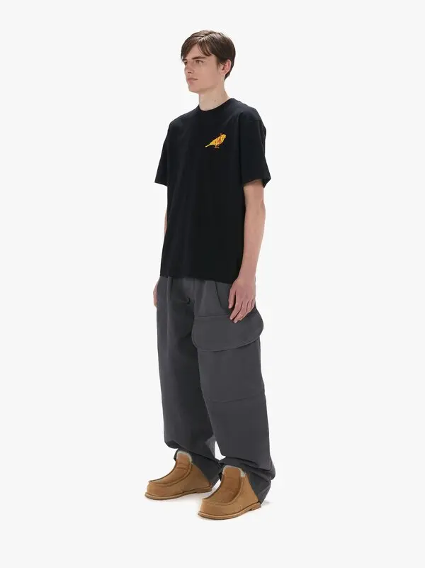 J.W.ANDERSON Jw Anderson Canary Embroidered T-shirt