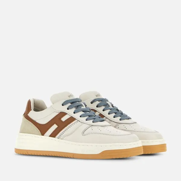 Hogan Logo Patch Lace-up Sneakers