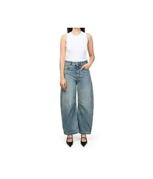 Loewe Anagram Tank Top In Stretch Viscose