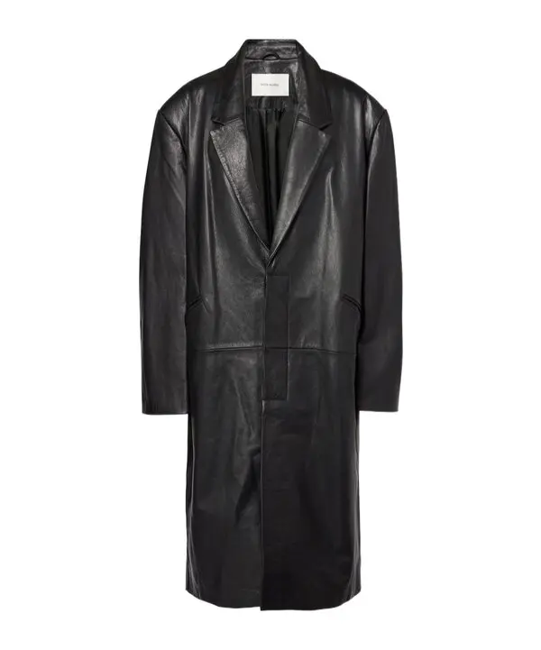 ENTIRE STUDIOS Oversized Leather Coat