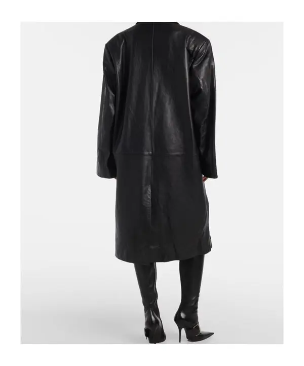 ENTIRE STUDIOS Oversized Leather Coat