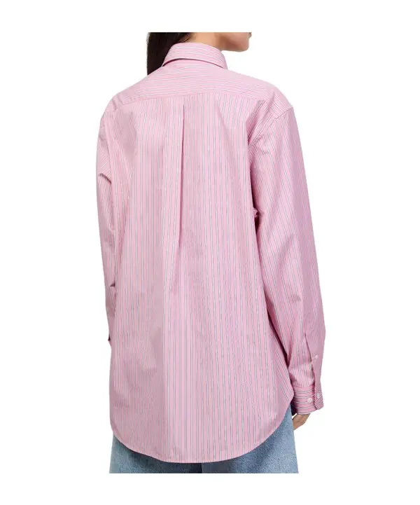 Miu Miu Long-sleeved Oversized Shirt