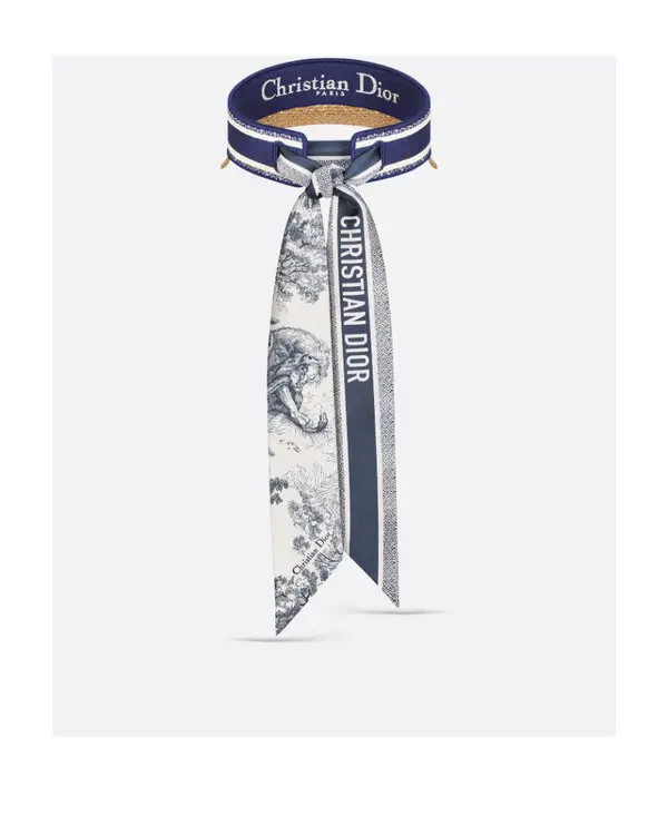 Dior D-ocean Visor With Mitzah