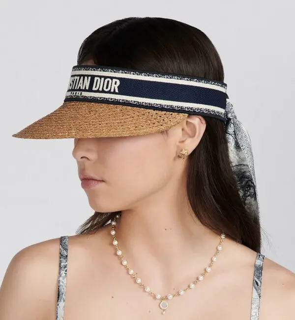 Dior D-ocean Visor With Mitzah