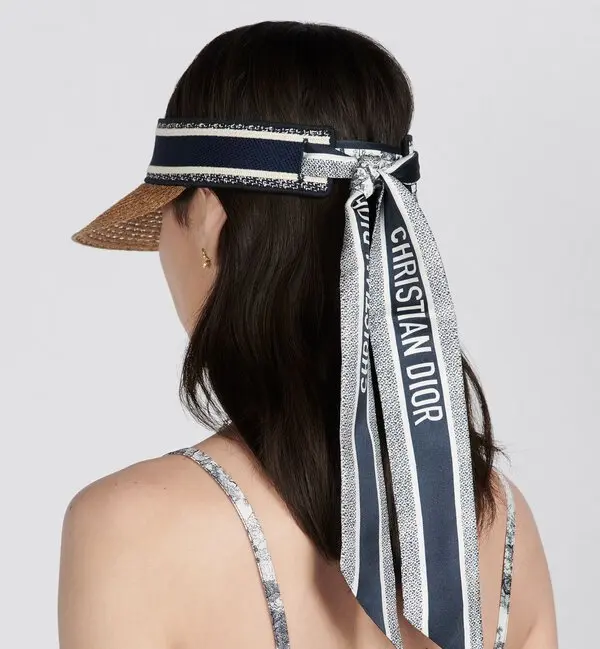 Dior D-ocean Visor With Mitzah