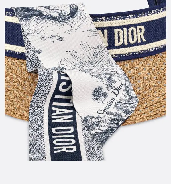 Dior D-ocean Visor With Mitzah