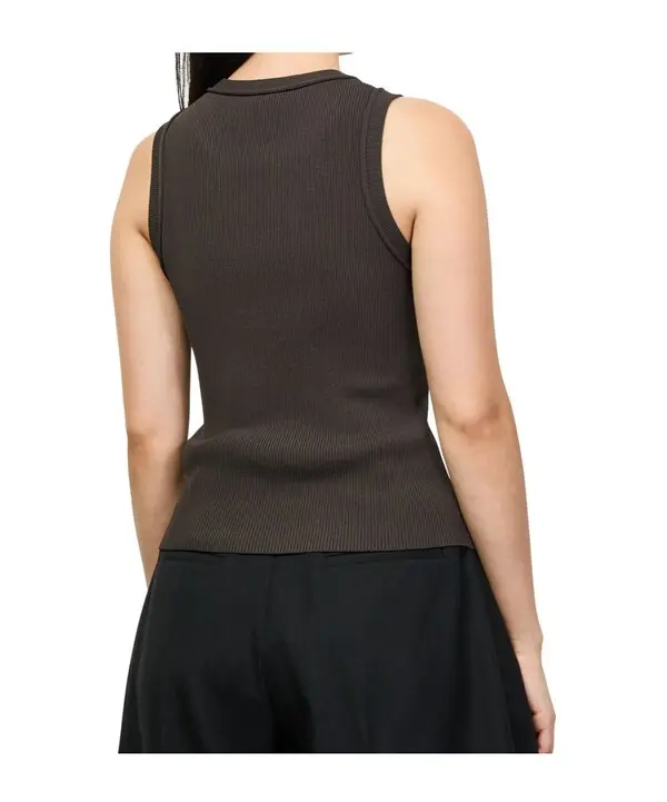 Loewe Anagram Tank Top In Stretch Viscose