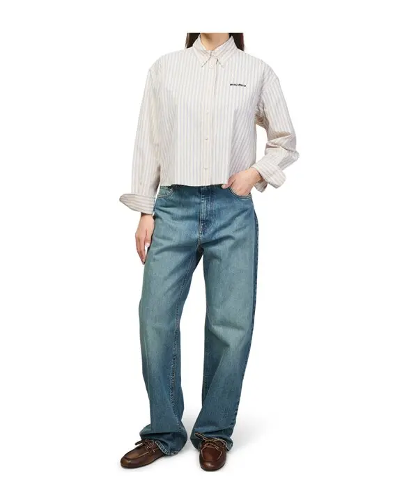 Miu Miu Logo Shirt