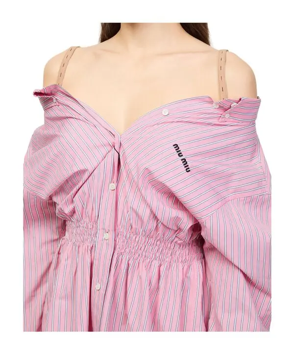 Miu Miu Mini Shirt Dress