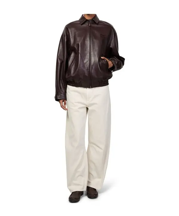Miu Miu Nappa Leather Jacket