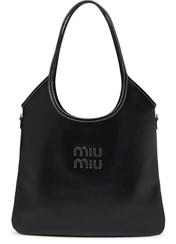 Miu Miu Stitching Detail Shoulder Bag
