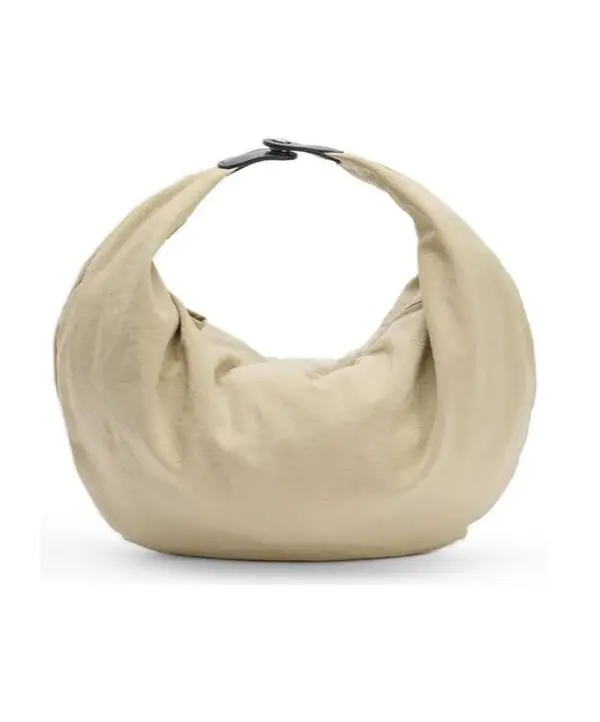 LEMAIRE Croissant Filt Shoulder Bag - Nude