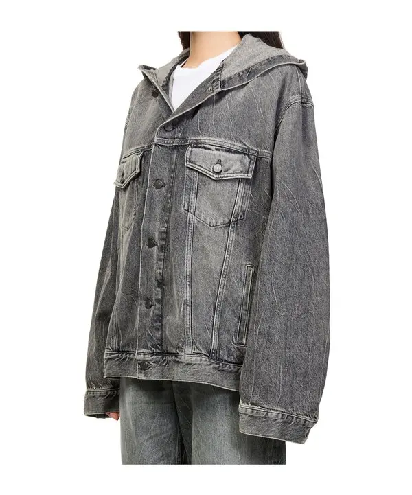 Acne Studios Hooded Denim Jacket