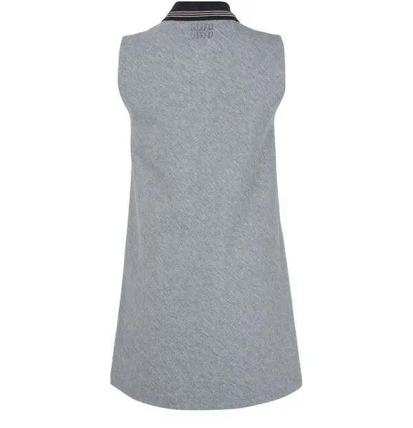 Miu Miu Sleeveless Bi-color Mini Dress