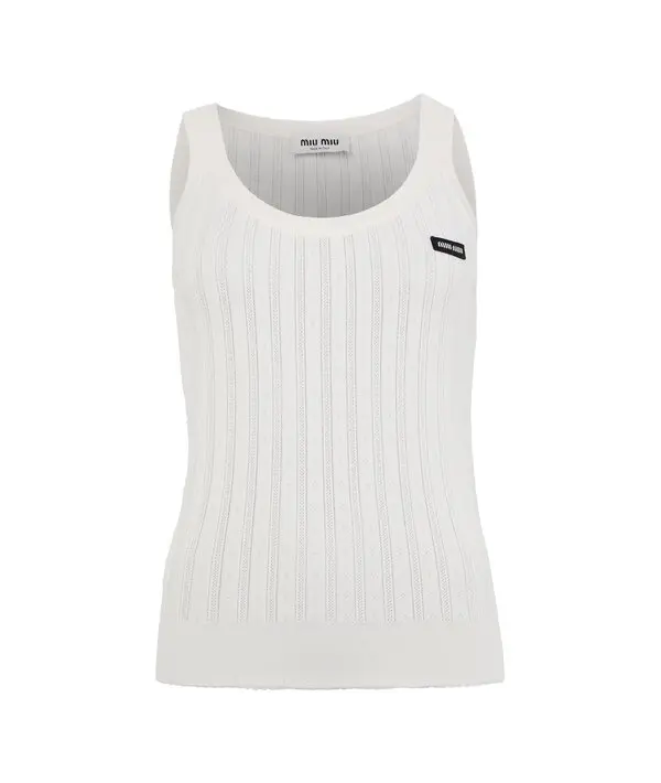 Miu Miu Round-neck Vest