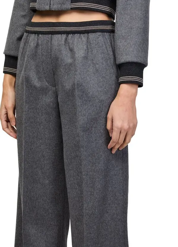 Miu Miu Wool Pants With Drawstring