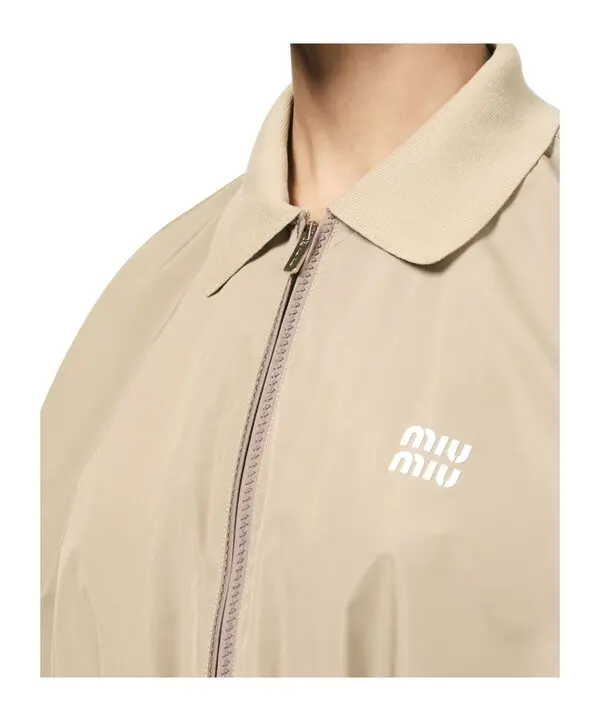 Miu Miu Short Sleeve Lapel Dress