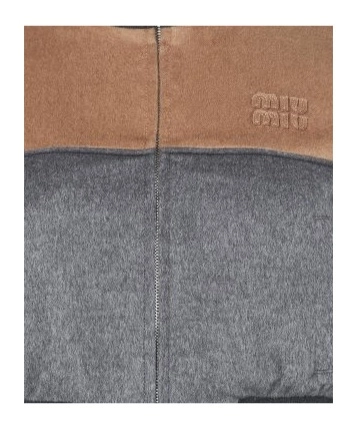Miu Miu Zipped Velvet Jacket