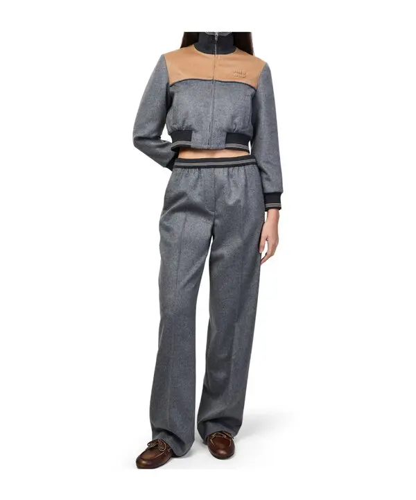 Miu Miu Zipped Velvet Jacket