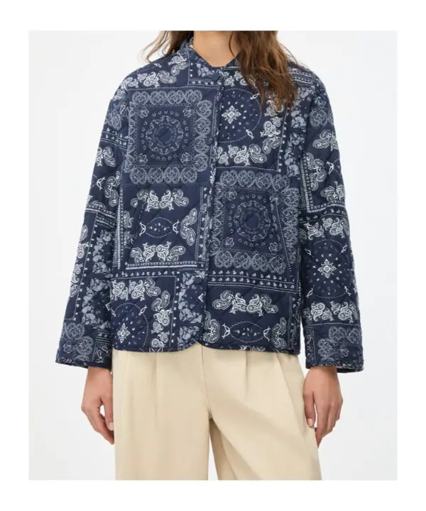 IBLUES Padded Jacket With Paisley Print
