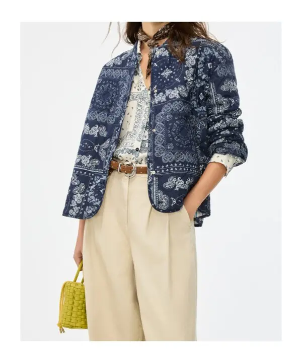 IBLUES Padded Jacket With Paisley Print
