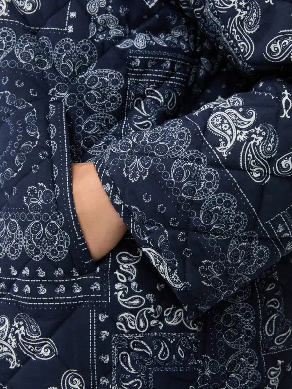 IBLUES Padded Jacket With Paisley Print