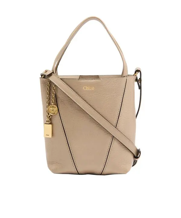 Chloé Spin Grained Leather Tote Bag