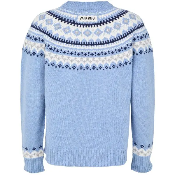 Miu Miu Round Neck Mountain Sweater