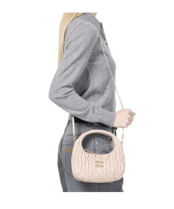 Miu Miu Wander Quilted Shoulder Bag
