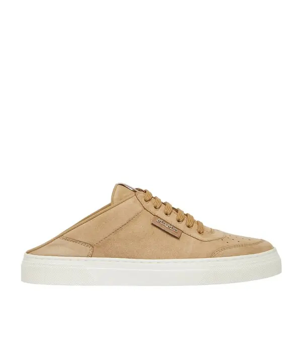 Max Mara Suede Mule Trainers - Camel