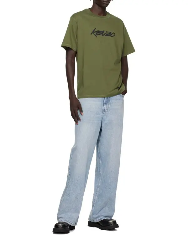 Kenzo Logo Printed Crewneck T-shirt