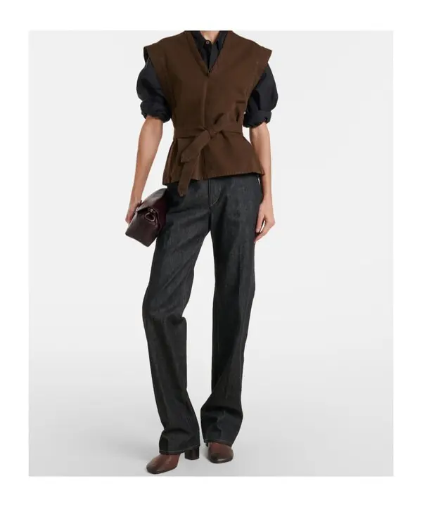LEMAIRE Gear Small Leather Shoulder Bag