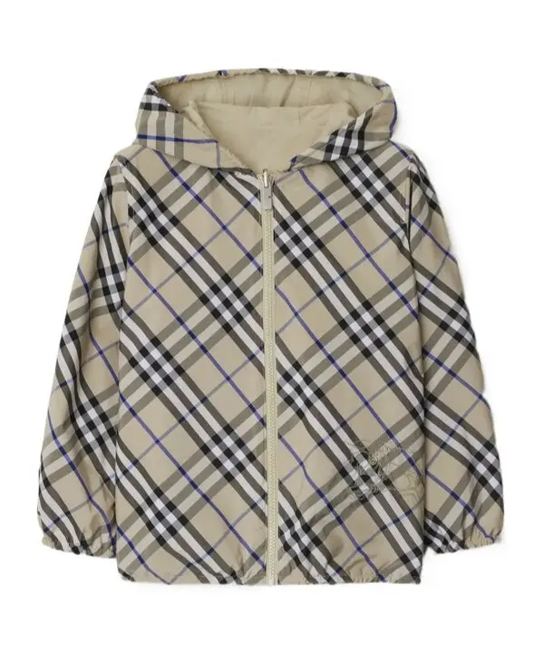 Burberry Check Hooded Jacket