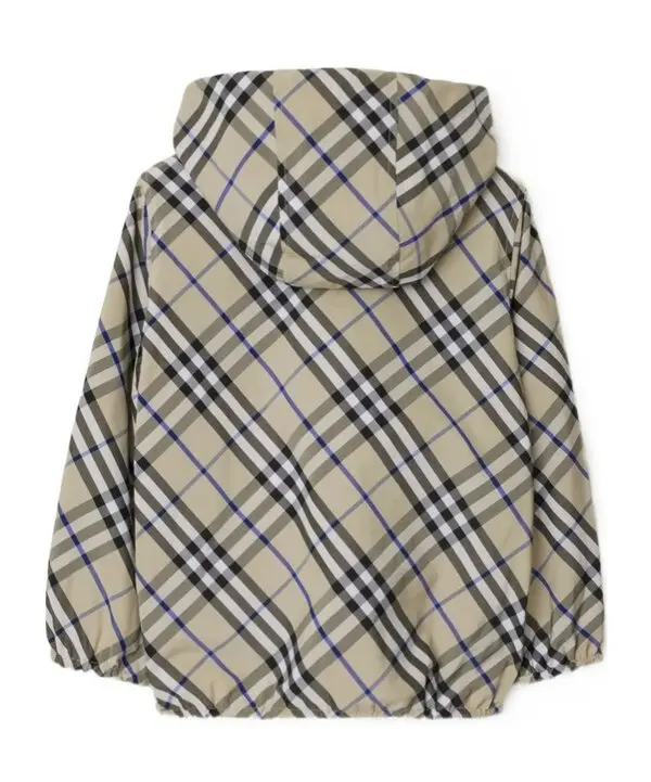 Burberry Check Hooded Jacket