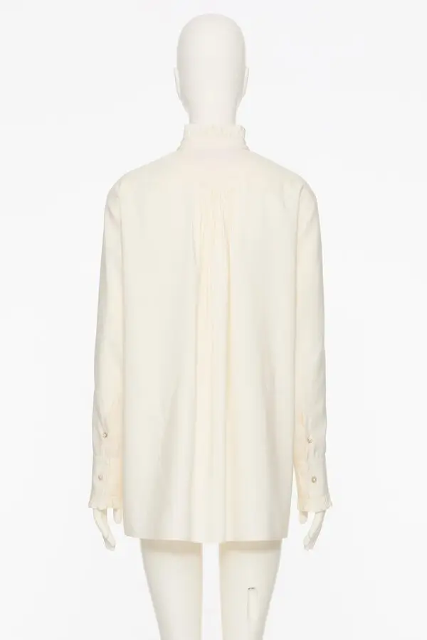 Valentino Garavani Silk Shirt With Pintuck Detailing