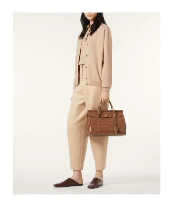 Loro Piana Long-sleeved Polo Neck Sweater - Nude