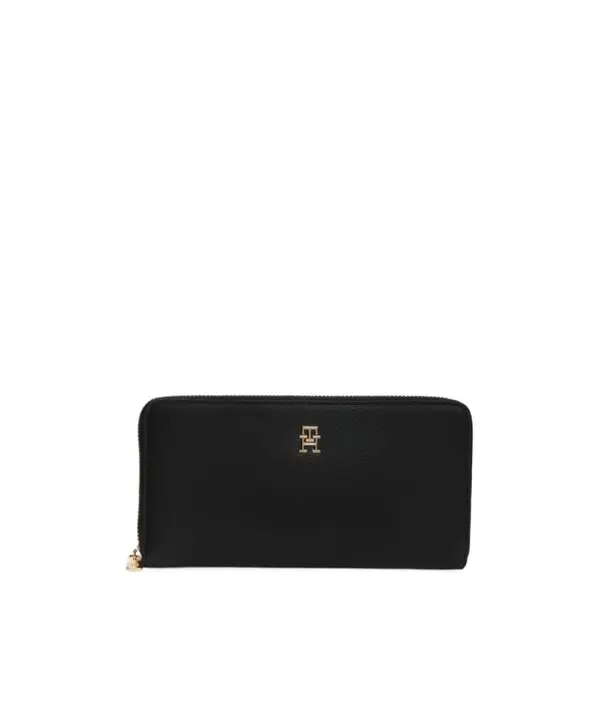 Tommy Hilfiger Hilfiger Icon Zip-around Wallet - Black