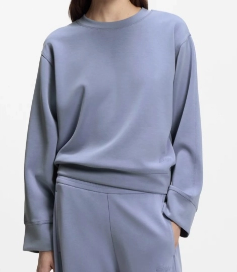 Hugo Boss Long Sleeve Sweatshirt With Embroidered Logo