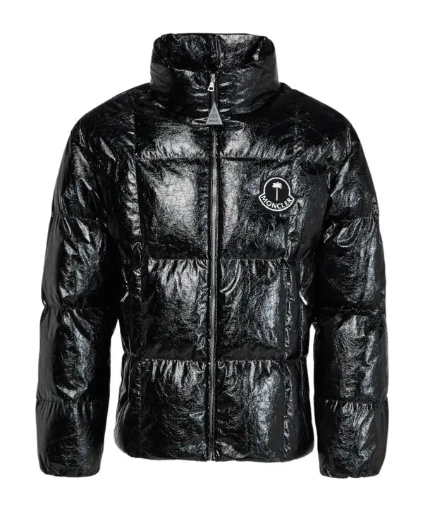 Moncler X Palm Angels Cotton Coat - Black